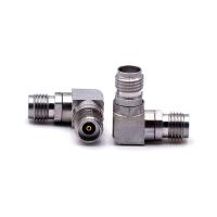 China 2.92mm Right Angle Coaxial RF Adapter Stainless Steel Low VSWR for Test & Measurement DC-40GHz for sale