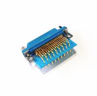 China MIL-DTL-83513 J30-37ZKW 37Pin Micro D Rectangular Connector Right Angle PCB Mount with Metal Body for sale