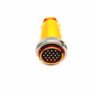 China Circular Connector PC Series 19 Pins Socket Pin Connector with Aluminum Alloy Body and Bakelite Insulator for sale