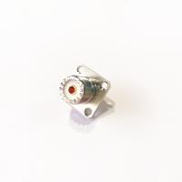 China UHF Female Connector Nickel-plated Brass with PTFE Insulator for DC-300MHz Frequency Range for sale