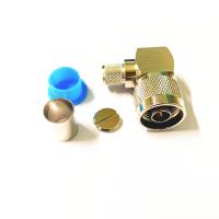 China Nickel Plated Brass N Male Connector with Gold Plated Brass for RF Coaxial Cables DC-11GHz for sale