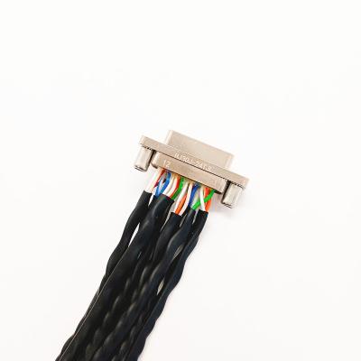 China HJ30J High-Speed Differential Signal Transmission Micro Rectangular Connector with 1.27mm Pitch for aerospace & Aerospace Applications for sale