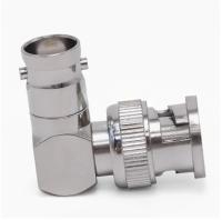 China BNC Male To Female Right Angle Adapter BNC-JKW For CCTV & RF Systems for sale