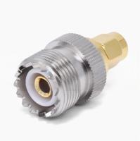 China 50 Ω Gold-Plated Brass PL259 to SMA RF Adapter with Low VSWR for Stable Signal Transmission for sale