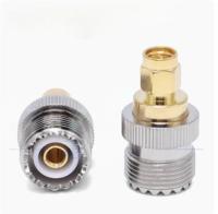 China 50 Ω Gold-Plated Brass PL259 to SMA RF Adapter with Low VSWR for Stable Signal Transmission for sale