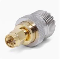 China 50 Ω Gold-Plated Brass PL259 to SMA RF Adapter with Low VSWR for Stable Signal Transmission for sale