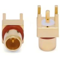 China BMA Male Connector Gold Plated Brass MIL-STD-348 Compliant RF Coaxial Connector DC-6GHz Frequency Range for sale