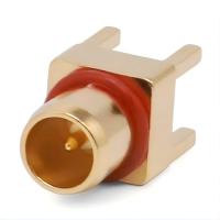 China BMA Male Connector Gold Plated Brass MIL-STD-348 Compliant RF Coaxial Connector DC-6GHz Frequency Range for sale