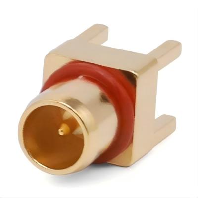 China BMA Male Connector Gold Plated Brass MIL-STD-348 Compliant RF Coaxial Connector DC-6GHz Frequency Range for sale
