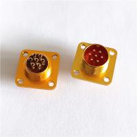China Russian Standard PC Connector Electrical 7 Pins Jack And Plug  Circular Connector for sale