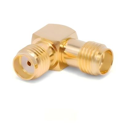 China DC-6GHz SMA-KWK SMA Female To Female Right Angel Adapter for sale