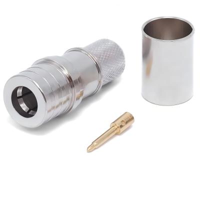 China QMA Male Crimp Type Connector  QMA-C-J-5  QMA-J27DC-6GHz For 50-5/ LMR300 Coaxial Cable for sale