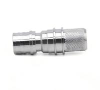 China QMA Male Straight Connector Crimping Type  For 50-7/LMR400 Coaxial Cable for sale