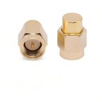 China Gold-plated Brass SMA Male RF Load Terminator Connector with 50Ω Impedance for DC-6GHz Applications for sale