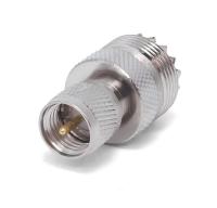 China 50Ω Impedance UHF to Mini-UHF RF Adapter with DC-2.5GHz Frequency Range and Low VSWR ≤1.25 for Stable Signal Transmission for sale