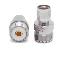 China 50Ω Impedance UHF to Mini-UHF RF Adapter with DC-2.5GHz Frequency Range and Low VSWR ≤1.25 for Stable Signal Transmission for sale