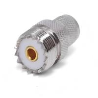 China 50Ω Impedance UHF to Mini-UHF RF Adapter with DC-2.5GHz Frequency Range and Low VSWR ≤1.25 for Stable Signal Transmission for sale
