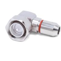 China RF Connector 4.3-10 Male Right Angel Minidin Connector For 1/4 Super-flexible Cables for sale