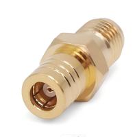China Gold Plated Brass SMA to SMB Female to Female RF Adapter for DC-4GHz Applications for sale