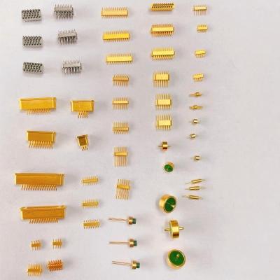China Custom Hermetic Glass-to-Metal Sealed Connector with DC-20GHz Frequency Range and Kovar Alloy Body for Aerospace & Medical Applications for sale