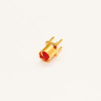 China MMCX-KHD Gold-Plated Brass RF Coaxial Connector Female Jack with Through Hole Mounting for DC to 10GHz Applications for sale