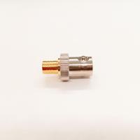 China 50Ω Impedance BNC to SMB Female Coaxial Adapter with DC-4GHz Frequency Range and Nickel-Plated Brass Body for sale