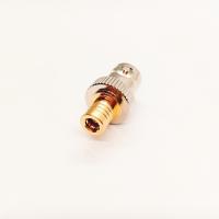 China 50Ω Impedance BNC to SMB Female Coaxial Adapter with DC-4GHz Frequency Range and Nickel-Plated Brass Body for sale