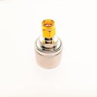 China 50Ω N/SMA-JJ RF Coaxial Adapter N Male To SMA Male Straight Connector for sale