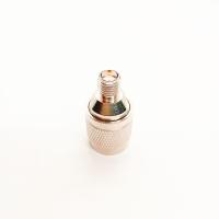 China 50Ω Impedance TNC to SMA RF Adapter with DC-6GHz Frequency Range and Gold-Plated Brass Construction for sale