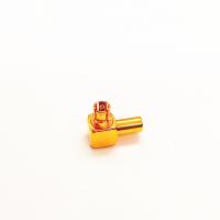 China 50Ω SMPM-KWB1 Right Angle Female RF Connector with Gold-plated Brass for DC~18GHz Applications for sale