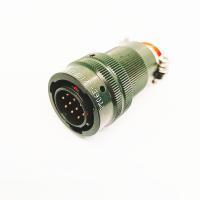 China MIL-DTL-26482 Series 10 Pin Male Plug Circular Connector with Aluminum Alloy Shell and Gold-Plated Contacts for sale