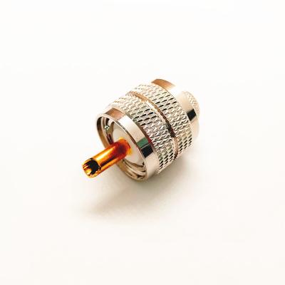 China 50Ω SL16 PL259 Connector UHF-C-J-7 UHF Male Connector For LMR400 Cable for sale