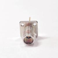 China 2.92mm (K-Type) Female RF Connector 4-Hole Flange Mount Stainless Steel DC-40GHz for sale