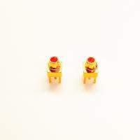 China MMCX-JE 50Ω PCB Mount RF Coaxial Connector Up To 6GHz for sale