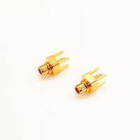 China MMCX-JE 50Ω PCB Mount RF Coaxial Connector Up To 6GHz for sale