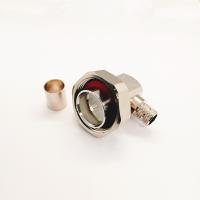 China RF Connector 7/16-C-JW-7 Right Angle Crimp  50Ω  L29/DIN Connector For LMR400 Cable for sale