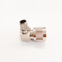 China N-C-JW-7 RF Connector N Female Right Angle Nickel Plated Brass for DC-6GHz Wireless Communication for sale