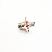 China Nickel Plated Brass RF Connector N-C-KF-7 N Female PCB Mount Connector For LMR400 Cable DC-6GHz for sale