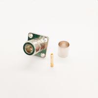 China Nickel Plated Brass RF Connector N-C-KF-7 N Female PCB Mount Connector For LMR400 Cable DC-6GHz for sale