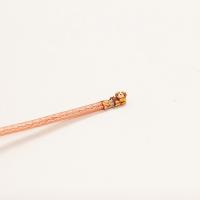 China N Female Panel Mount to U.FL IPEX RG316 RF Coaxial Cable Assembly with Nickel Plated Brass for High-Frequency Signal Transmission for sale