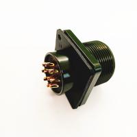 China MS3108-18-1P MIL-DTL-5015 Standard 10 Pin Male Circular Connector with Aluminum Alloy Shell and 1500V Withstand Voltage for sale
