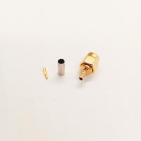 China SMA Male Connector Gold-Plated Brass DC-6GHz 50Ω RF Connector for RG316 Cable for sale