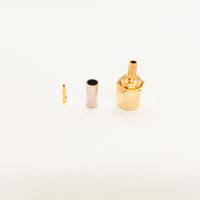 China SMA Male Connector Gold-Plated Brass DC-6GHz 50Ω RF Connector for RG316 Cable for sale