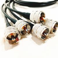 China High Performance RF Jumper UHF Male Crimp RG58 Cable Assembly for sale