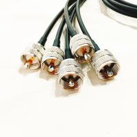 China High Performance RF Jumper UHF Male Crimp RG58 Cable Assembly for sale