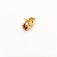 China 50Ω SMA Crimp Connector with Gold-plated Brass for DC-6GHz RF Coaxial Applications for sale