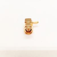 China 50Ω SMA Crimp Connector with Gold-plated Brass for DC-6GHz RF Coaxial Applications for sale