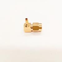China 50Ω SMA Crimp Connector with Gold-plated Brass for DC-6GHz RF Coaxial Applications for sale