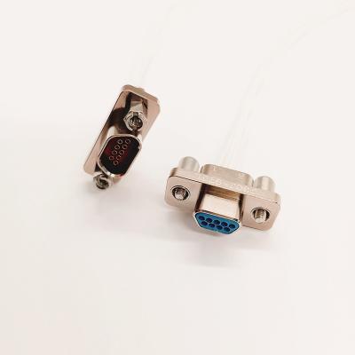 China MIL-DTL-83513 Series J30J-9TJL Crimp Type 9 Pins Male Plug Connector With L-Shaped Locking for sale