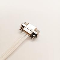 China J30J 15 Pin Metal Shell Micro-D Female Connector Pre-Wired with 15cm Cable for High-Density Applications for sale